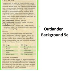 Outlander Background 5e | DnD - 5th Edition D&d (2024)