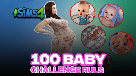 100 Baby Challenge Rules | Sims 4 | Sims 3 | Sims 2 (2023)