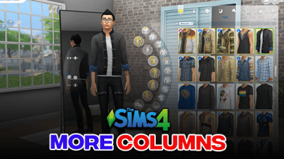 More Columns Sims 4 | Create a Sim (CAS) - Download (2023) Updated