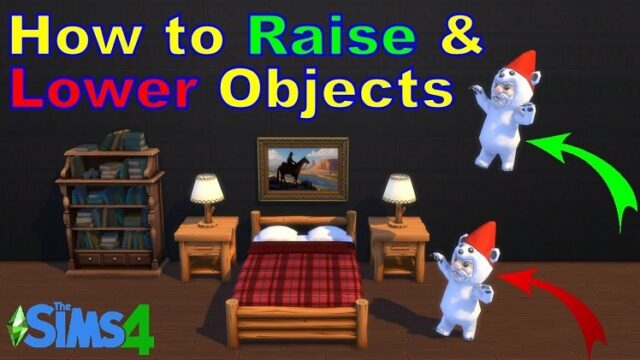 How To Move Objects Up in the Sims 4 (Cheat: No Build Limits ) -2023