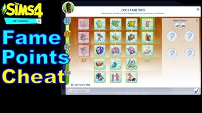 Sims 4 Fame Points & Get Famous Cheats - (Updated) - 2024