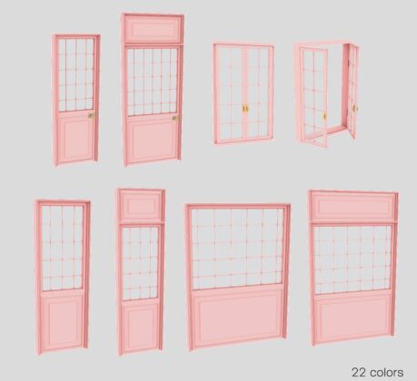25+ Best Sims 4 Doors CC Collection & Mods Of Various Styles (Download ...